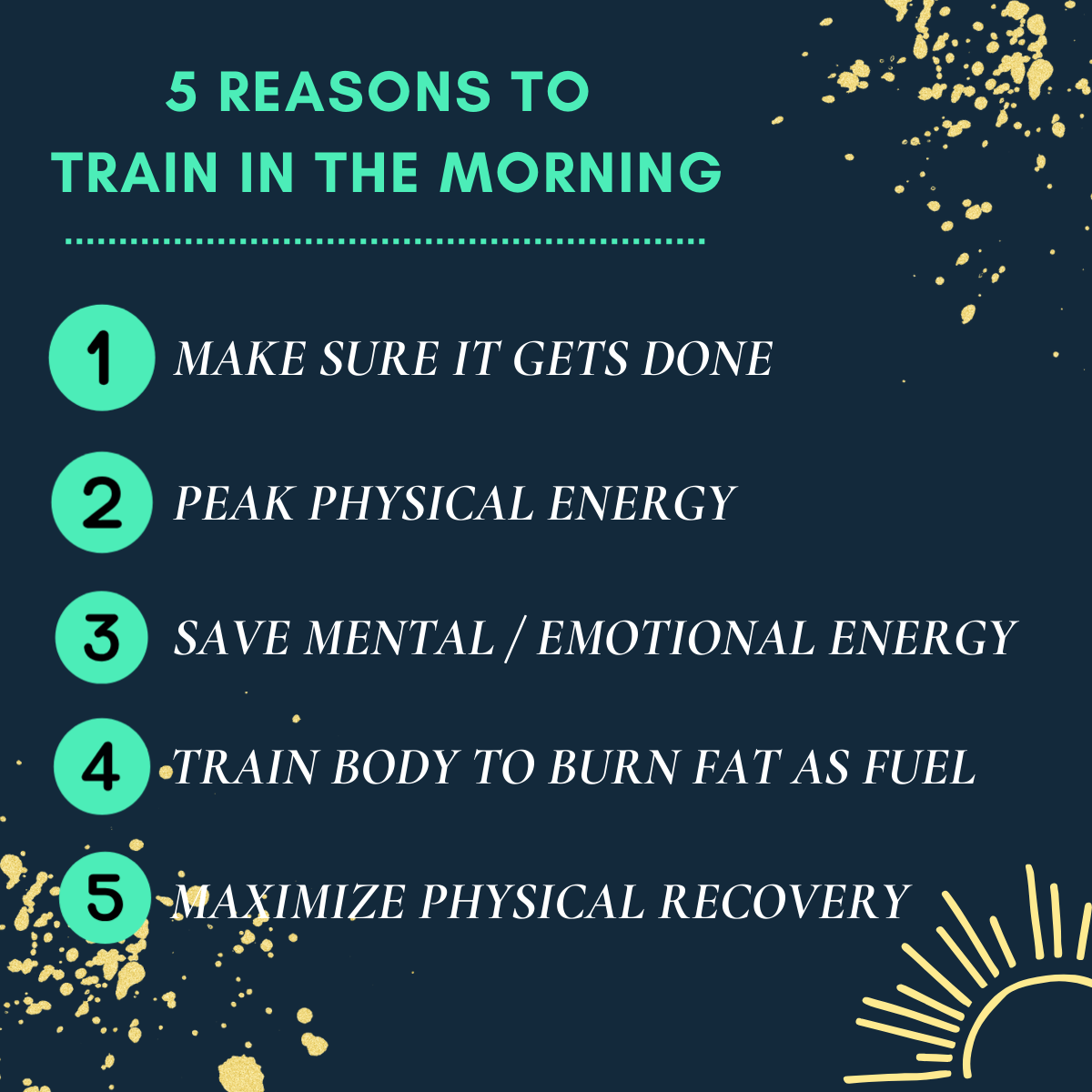 The 5 reasons I train in the morning – Run to Lead